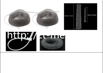 China Liquid Filter Square Knitted Wire Mesh Gasket With Stainless Steel Wire for sale