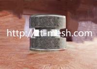 China Customized Thickness Knitted Wire Mesh Screen In Brass Material for sale