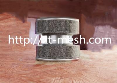China Customized Thickness Knitted Wire Mesh Screen In Brass Material for sale
