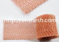 China Polishing Knitted Wire Mesh Woven Technique Nickel Finish Experience Durability for sale