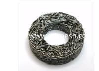 China Stainless Steel knitted mesh exhaust gasket Od20*10*5mm Compressed Wire Mesh Washer For Car for sale