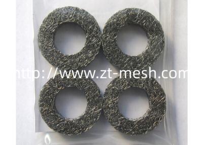 China Stainless Steel knitted mesh exhaust gasket Od20*10*5mm Compressed Wire Mesh Washer For Car for sale