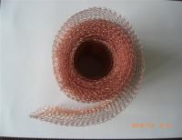 China 99.9% Copper Knitted Mesh Roll 10ft 20ft 6inch For Pest Control for sale