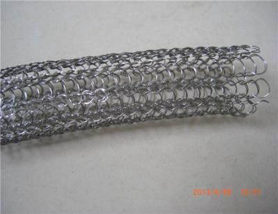 China 304 Stainless Steel Knitted Wire Mesh Diameter 0.24mm Twin Wire 20mm Diameter for sale