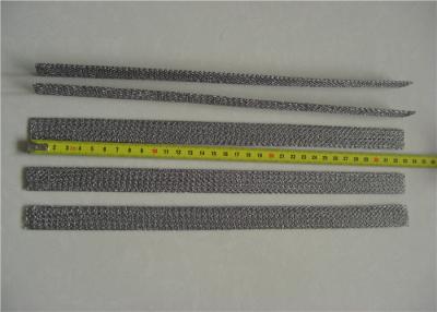 China Fine Plain Knitted Wire Mesh With 0.08mm-0.55mm Diameter for sale