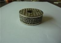 China Dia 50*20mm Brass Compressed Knitted Mesh 98% Filter Square Hole for sale