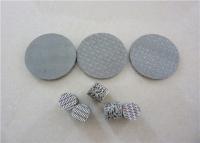 China 5 Lays Stainless Steel Sintered Wire Mesh 5 10 15 Micron Circular Type for sale