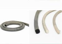 China OEM Knitted Wire Mesh Gasket Stainless Steel 0.55mm 12x6mm Hole For Seal for sale