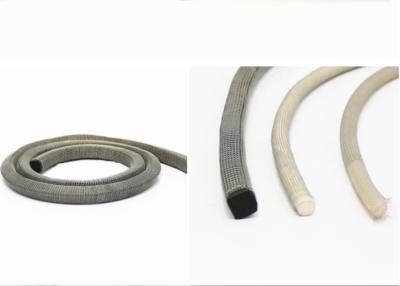 China OEM Knitted Wire Mesh Gasket Stainless Steel 0.55mm 12x6mm Hole For Seal for sale