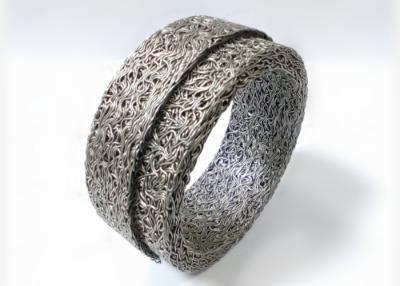 China 55*20*10mm Compressed Knitted Metal Wire Mesh 99% Filter 0.55mm for sale