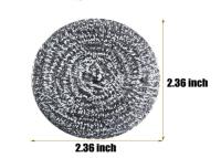 China 2*6cm 7.5g 410/430 Stainless Steel Cleaning Ball and Wire Brush for Heavy-Duty Kitchen Scrubbing for sale