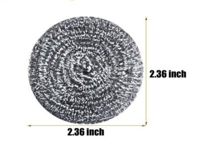 China 2*6cm 7.5g 410/430 Stainless Steel Cleaning Ball and Wire Brush for Heavy-Duty Kitchen Scrubbing for sale