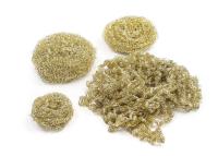 China 12mm Stainless Steel Cleaning Ball Household Flat Copper Plated for sale