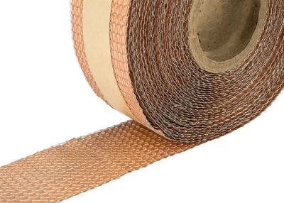 China Stainless Steel 304 316 Knitted Wire Mesh Tape 25mm Width for sale