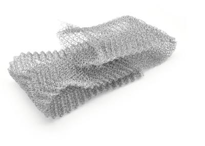 China Filter 75mm Width 0.2mm Diameter Knitted Wire Mesh Single Strand Woven Tin Plated Copper for sale