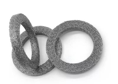 China Silver Yellow Stainless Steel Plain Knitted Wire Ring Mesh Customzied Diameter 5-300mm for sale