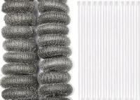 China 2.5CM Stainless Steel Knitted Wire Mesh Rolls For Screens for sale