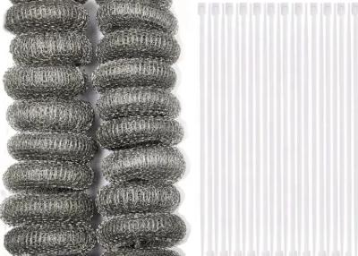 China 2.5CM Stainless Steel Knitted Wire Mesh Rolls For Screens for sale