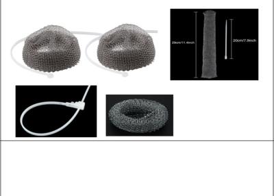 China Width 40 Mm Diameter 290mm Knitted Mesh For Washing Machine Laundry Lint Traps for sale
