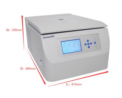 China Low Speed Refrigerated Microprocessor Benchtop Centrifuge Machine In 5000rpm 300ml Capacity Max for sale