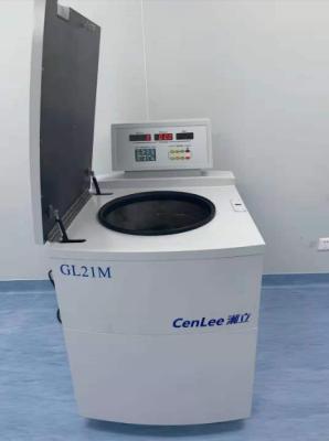 China High Speed Floor Standing Large Capacity Centrifuge Machine with 3 Phase Power Supply V Hz Ergonomic GL21M 21000rpm for sale