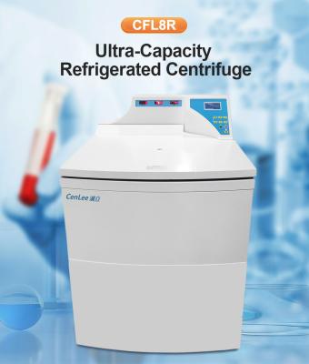 China CFL8R Microcomputer Controlled 14.4L low Speed Refrigerated Centrifuge with R404a Refrigerants and Ultra-high Capacity for sale