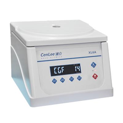 China XL6A PRP Injection and Beauty Low Speed Centrifuge with Max Capacity of 80ml 10ml CGF PRF PRP for sale
