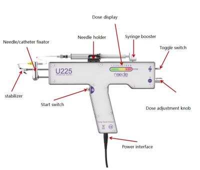 China Factory Price Mesotherapy Injection Machine Mesogun No-Needle Mesotherapy Needle Free Injection Machine for Facial Skin Hair for sale