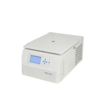 China TGL-16M 16000rpm Fixed Angle Rotor Benchtop Refrigerated High Speed Centrifuge with 21532xg and 60ml Capacity for sale