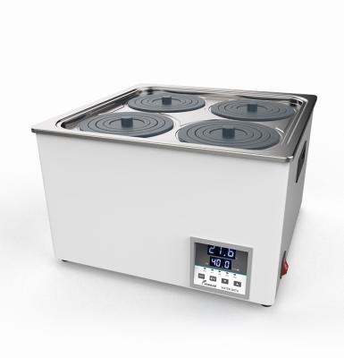 China Digital Thermostatic Water Bath WB100-4 with Digital Display, Stainless Steel Inner Tank, and Dry-Burn Protection for sale
