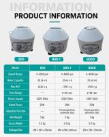 China Cenlee 800D Benchtop Centrifuge with 4000rpm Speed 1790xg Force and 6x20ml Capacity for Biomedical Labs for sale
