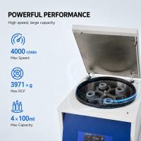 China Crude Oil Water Content Determination Centrifuge 4000rpm Heated 4x100ml for sale