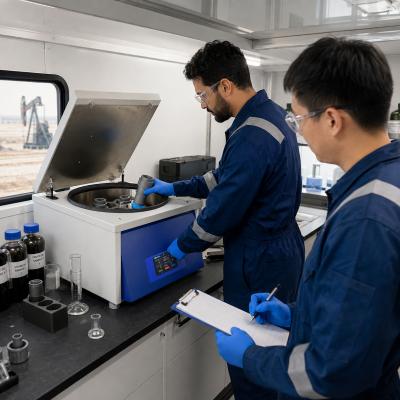 China Heated Temperature Control Oilfield Centrifuge with 4000rpm and 3971xg for Crude Oil Water Content Analysis for sale