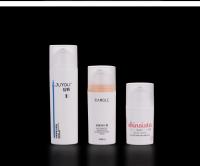 China 15ml 30ml 50ml PP PCR Airless Lotion Pump Bottle for Screen Printing Even Dosage for sale