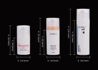 China 15ml 30ml 50ml PP PCR Airless Lotion Pump Bottle for Screen Printing Even Dosage for sale