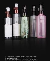 China 100ml 130ml 150ml Capacity Customized PET Plastic Lotion Bottle for Cosmetic Packaging for sale