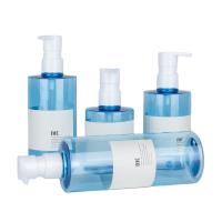 China PET Shampoo Bottle 200ml to 400ml with Pump for Beauty Packaging for sale