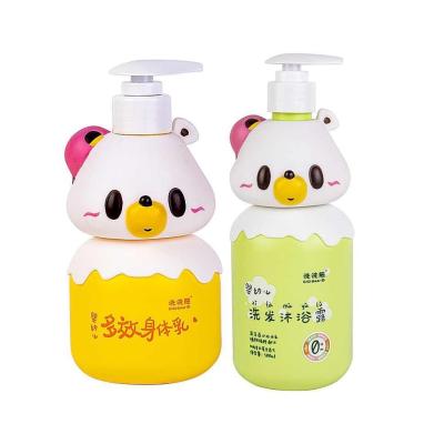 China 300ml 500ml HDPE Industrial Sprayer Pump Bottle for Children Body Lotion for sale