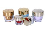 China Acrylic Body PP Inner Tank 15g Empty Skin Care Face Cream Cosmetic Container Cream Jars for sale