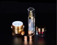 China Acrylic Body PP Inner Tank 15g Empty Skin Care Face Cream Cosmetic Container Cream Jars for sale
