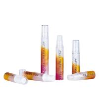 China 5ml 10ml Skincare Packaging AS Plastic Round Shape Airless Pump Bottle Guaranteed Proper for sale