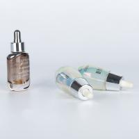 China Glass Round Dropper Bottle 30ml 50ml for Serum and Essence Custom Color for sale