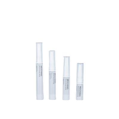 China 5ml 18mm Eye Serum Cream Airless Pump Bottle with Massage Head Lotion Pump Cosmetic Packaging PP for sale