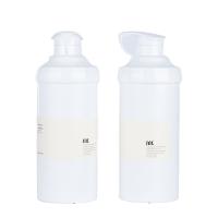 China PP Material 16oz 500ml Round Shape Plastic Lotion Pump Bottle for Big Airless Bottle for sale