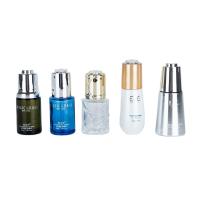 China 30ml Glass Rotate Dropper Bottle for Shampoo Serum and Essence 86mm Height for sale