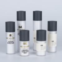 China 15ml 30ml 50ml Double-Layer Twist Airless Lotion Bottle with Acrylic Collar Design for sale