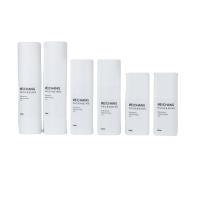 China PP Material Airless Lotion Pump Bottle 15ml 30ml 50ml White Round 0.25ml Dispenser for sale