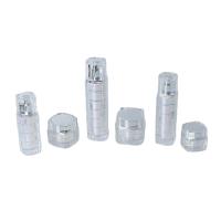 China Acrylic Skin Care Cream Jar Set 15g to 120ml Custom Colors 10000pcs MOQ for sale