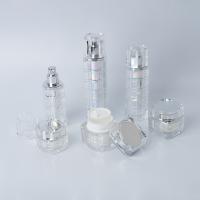 China Acrylic Skin Care Cream Jar Set 15g to 120ml Custom Colors 10000pcs MOQ for sale