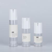 China Plastic AS Airless Pump Bottle 10ml to 120ml for Skin Care Cosmetics Packaging for sale